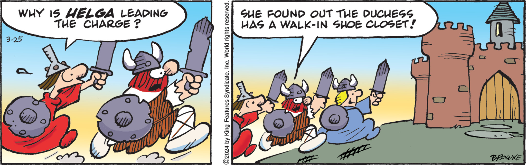 Hagar The Horrible Comic Strip 2024-03-25 | Comics Kingdom