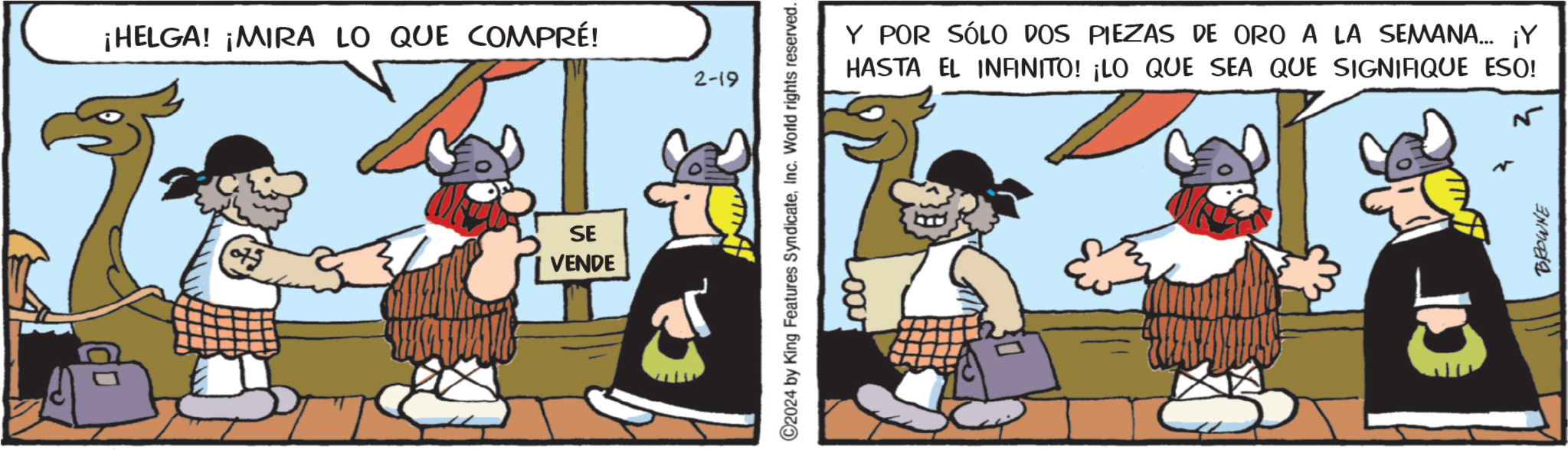 Hagar The Horrible Comic Strip 2024-03-11 | Comics Kingdom