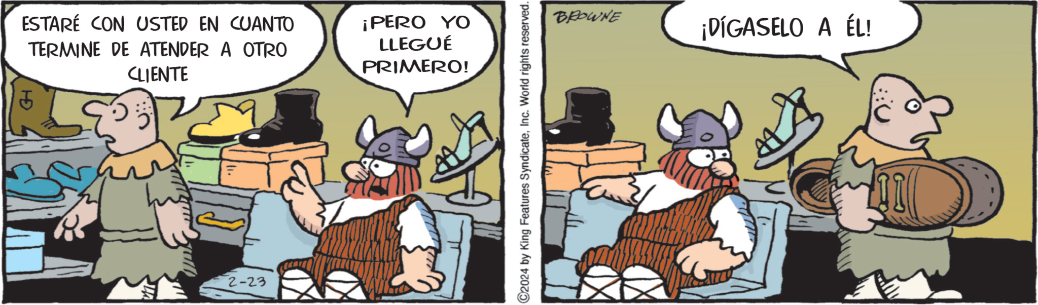 Hagar The Horrible Comic Strip 2024-03-15 | Comics Kingdom