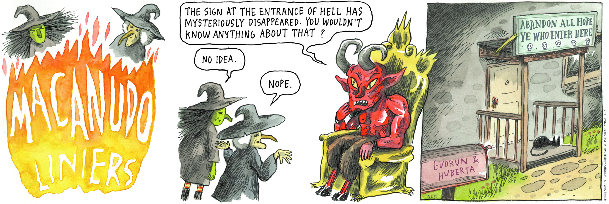 Macanudo Comic Strip 2024-03-17 | Comics Kingdom