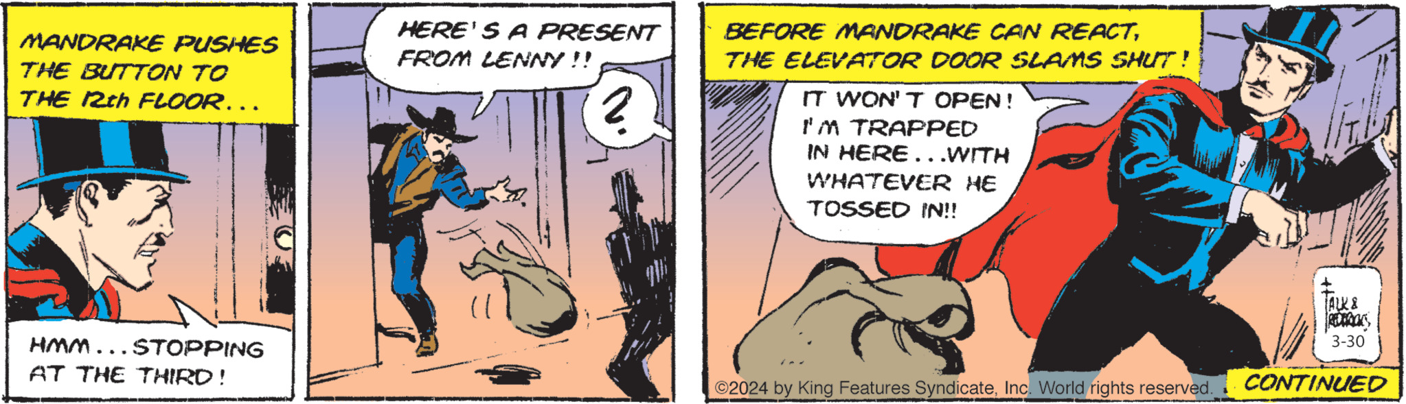 Mandrake The Magician Comic Strip 2024-03-30 | Comics Kingdom