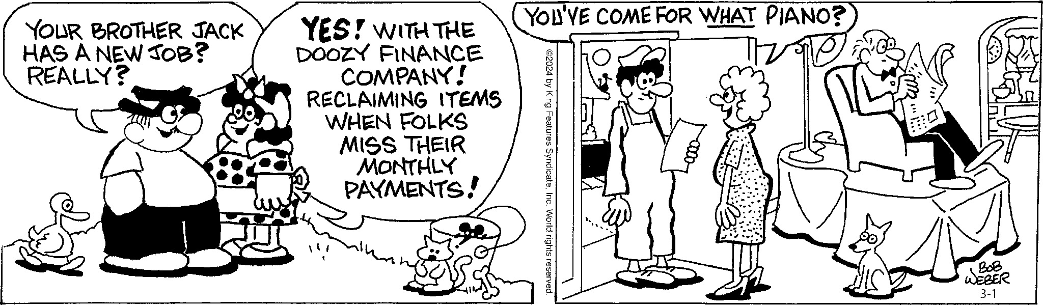 Moose And Molly Comic Strip 2024-03-01 | Comics Kingdom