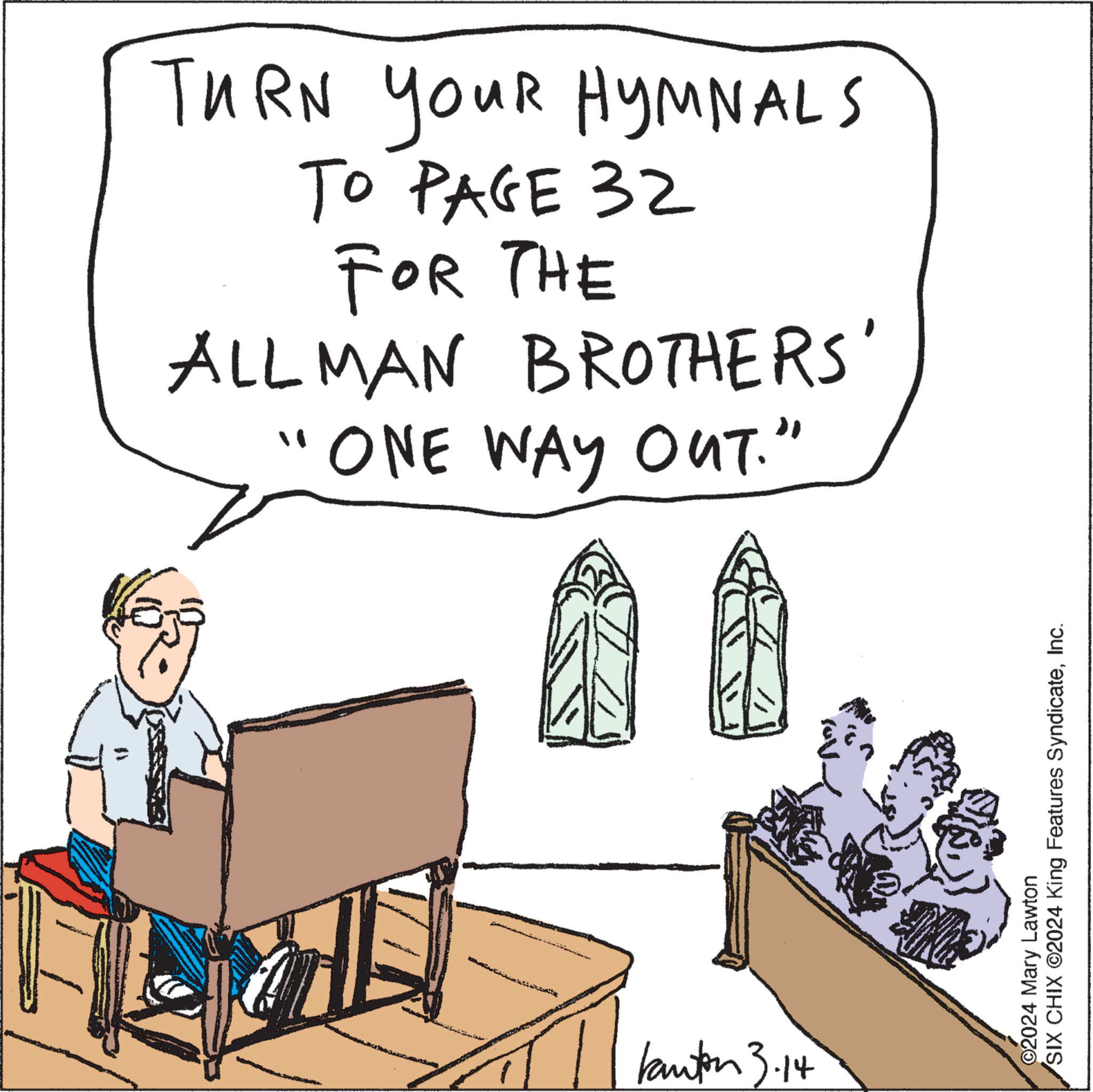 Six Chix Comic Strip 2024-03-14 | Comics Kingdom