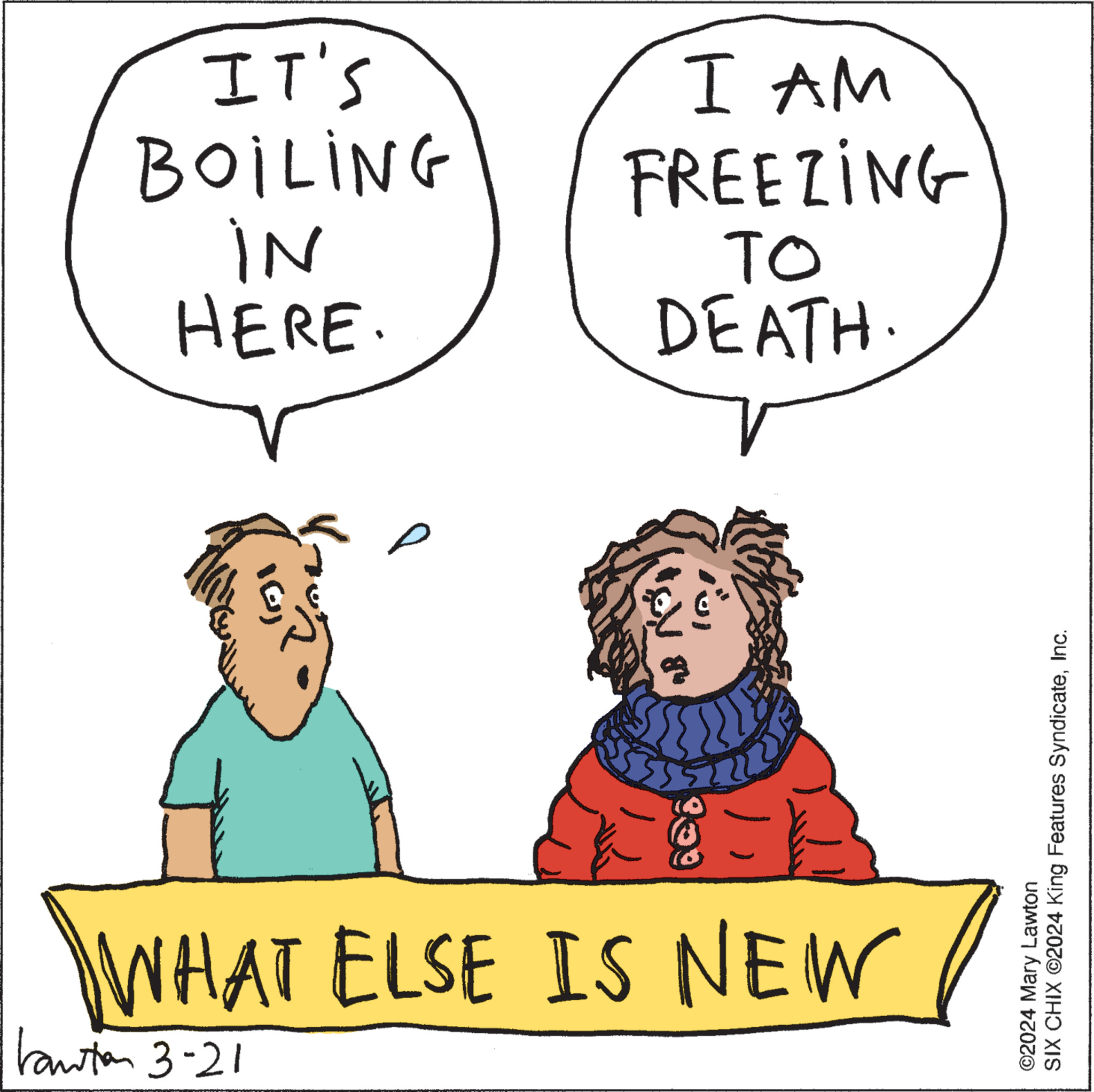 Six Chix Comic Strip 2024-03-21 | Comics Kingdom
