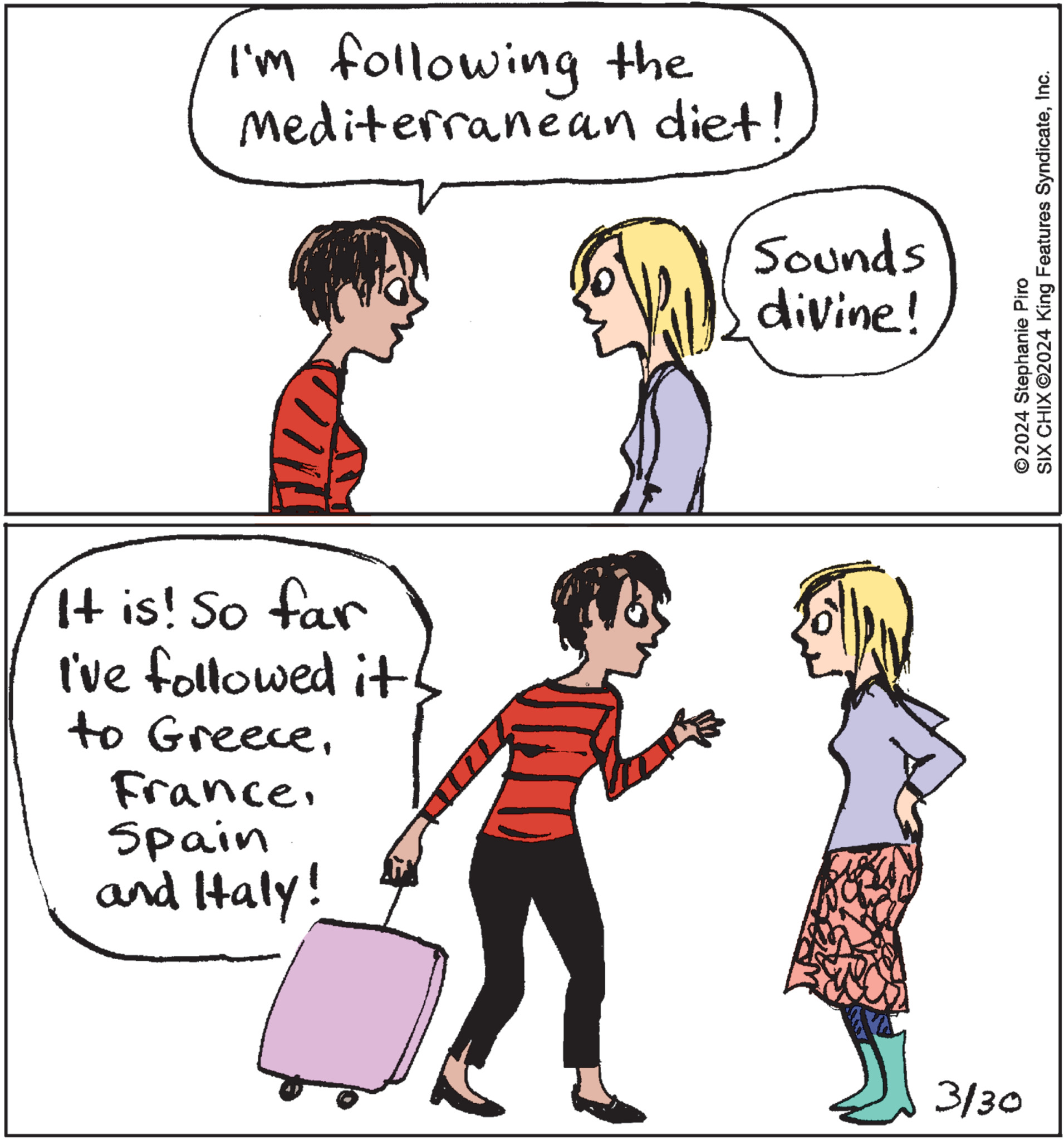 Six Chix Comic Strip 2024-03-30 | Comics Kingdom