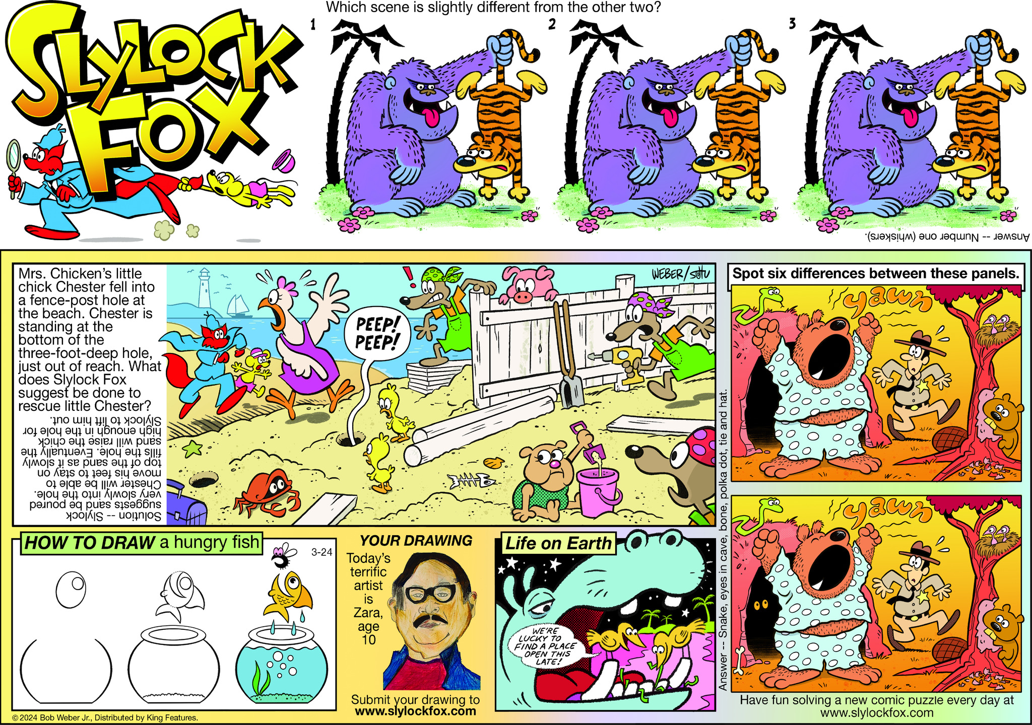 Slylock Fox Comic Strip 2024-03-24 | Comics Kingdom