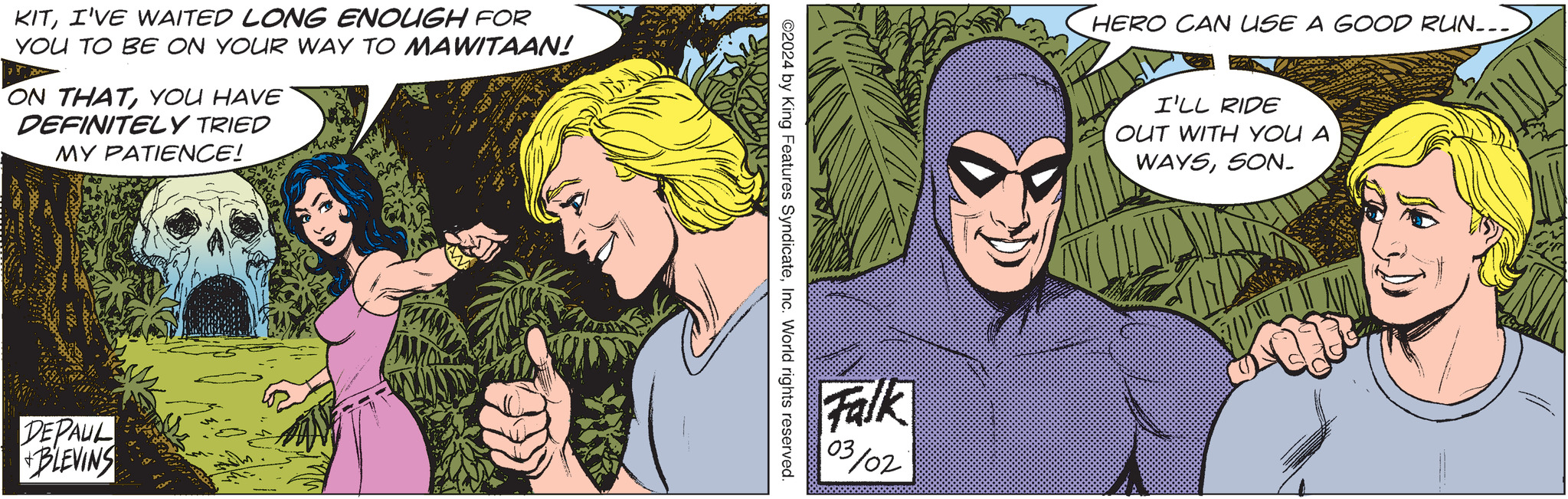 The Phantom Comic Strip 2024-03-02 | Comics Kingdom