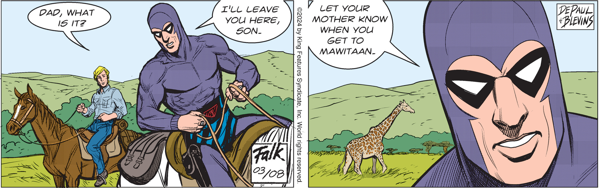 The Phantom Comic Strip 2024-03-08 | Comics Kingdom