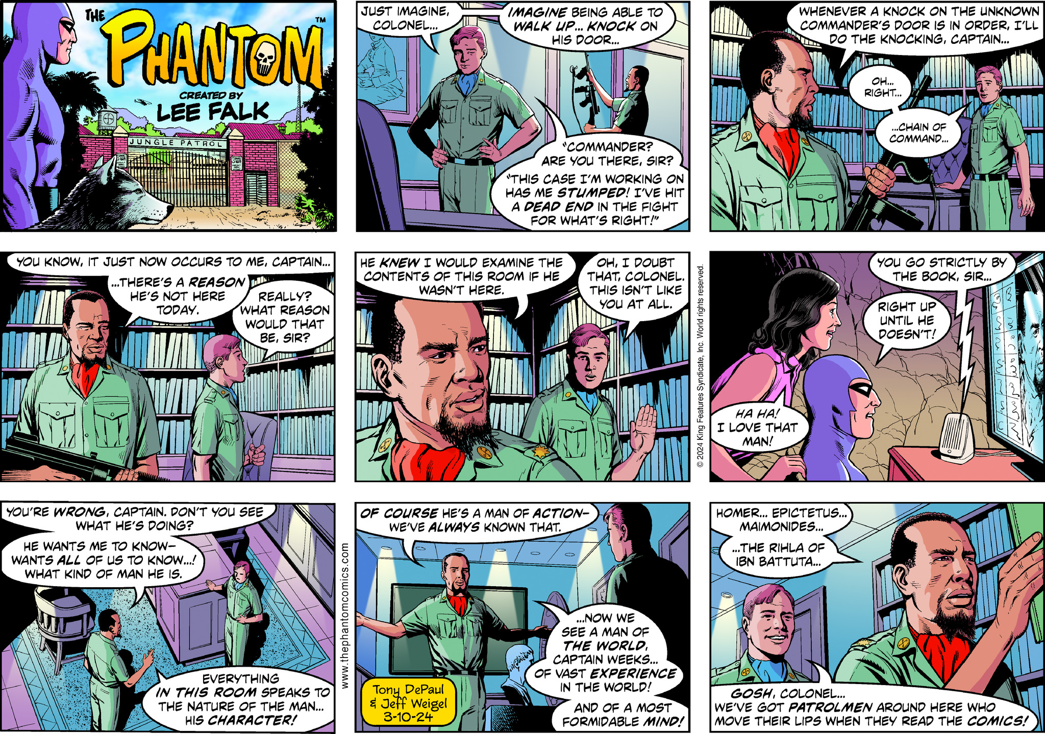 The Phantom Comic Strip 2024-03-10 | Comics Kingdom
