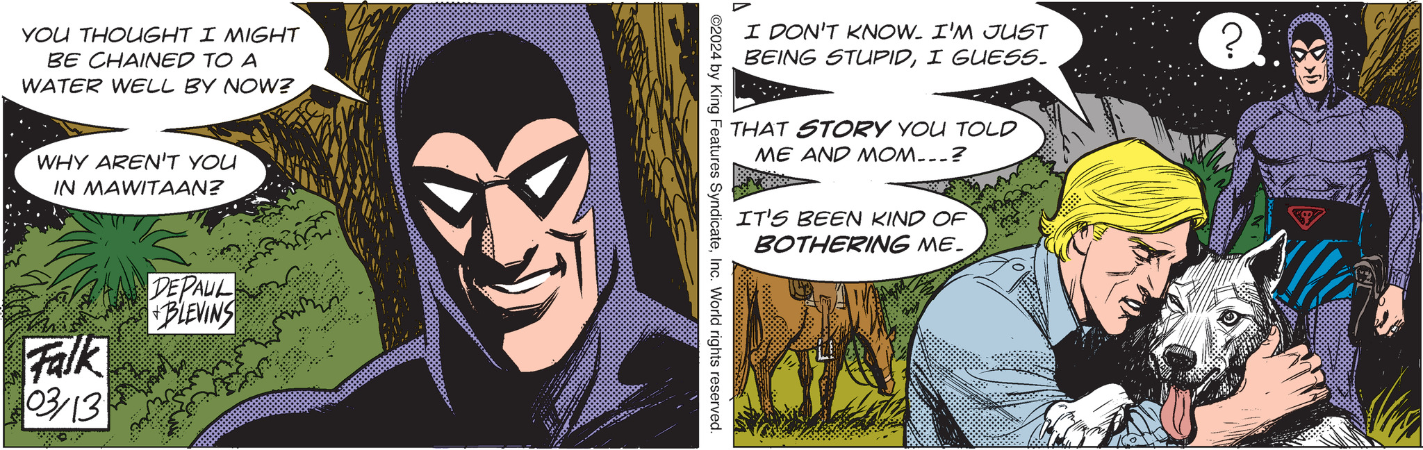 The Phantom Comic Strip 2024-03-13 | Comics Kingdom