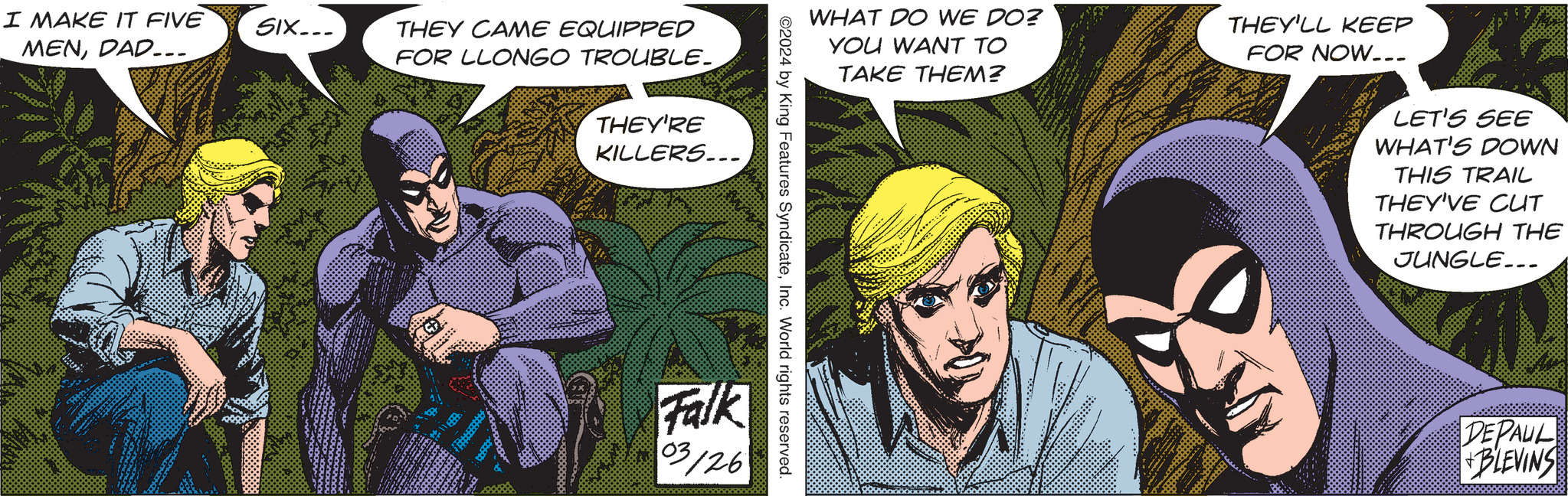The Phantom Comic Strip 2024-03-26 | Comics Kingdom