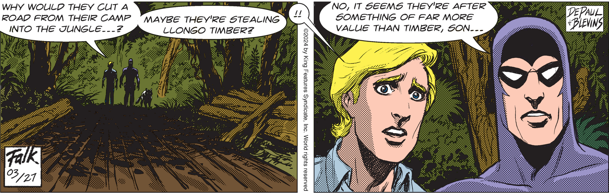 The Phantom Comic Strip 2024-03-27 | Comics Kingdom