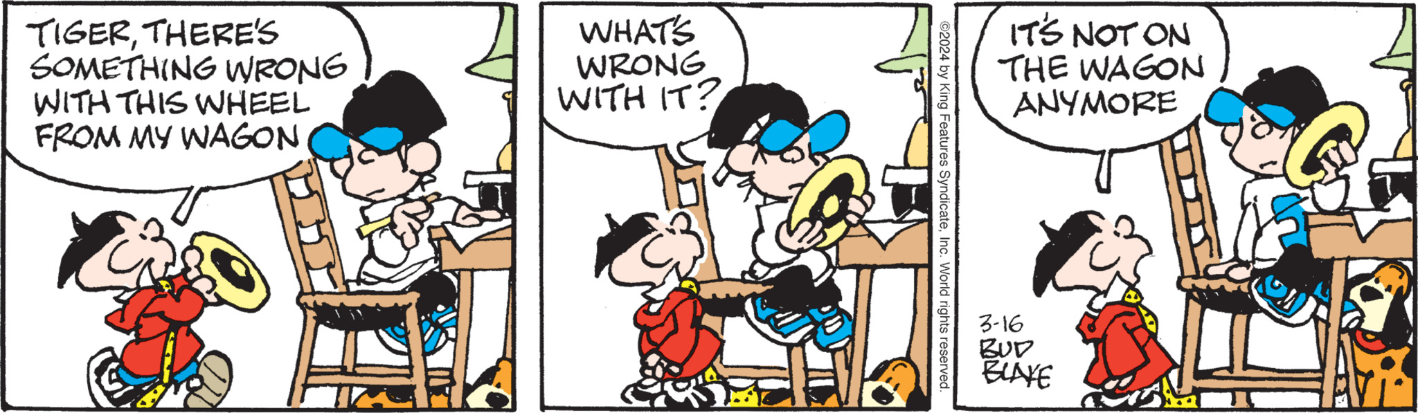 Tiger Comic Strip 2024-03-16 | Comics Kingdom