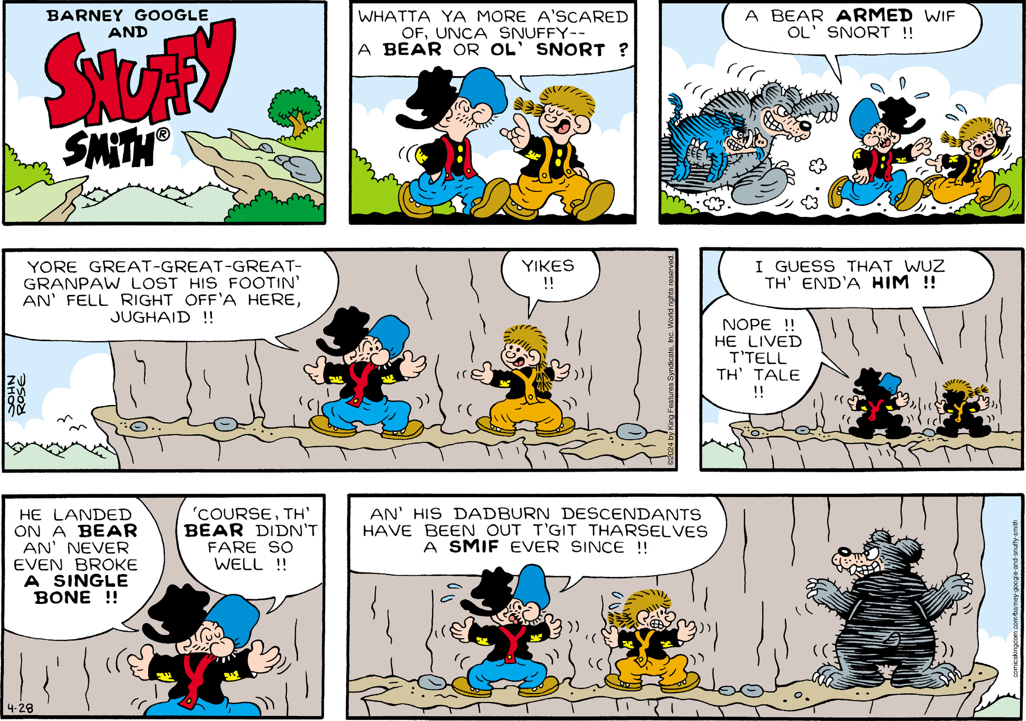Barney Google And Snuffy Smith Comic Strip 2024-04-28 | Comics Kingdom