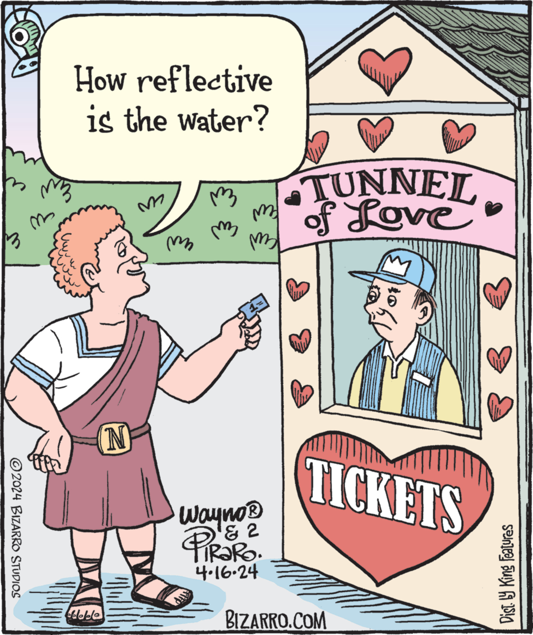 Bizarro Comic Strip 2024-04-16 | Comics Kingdom