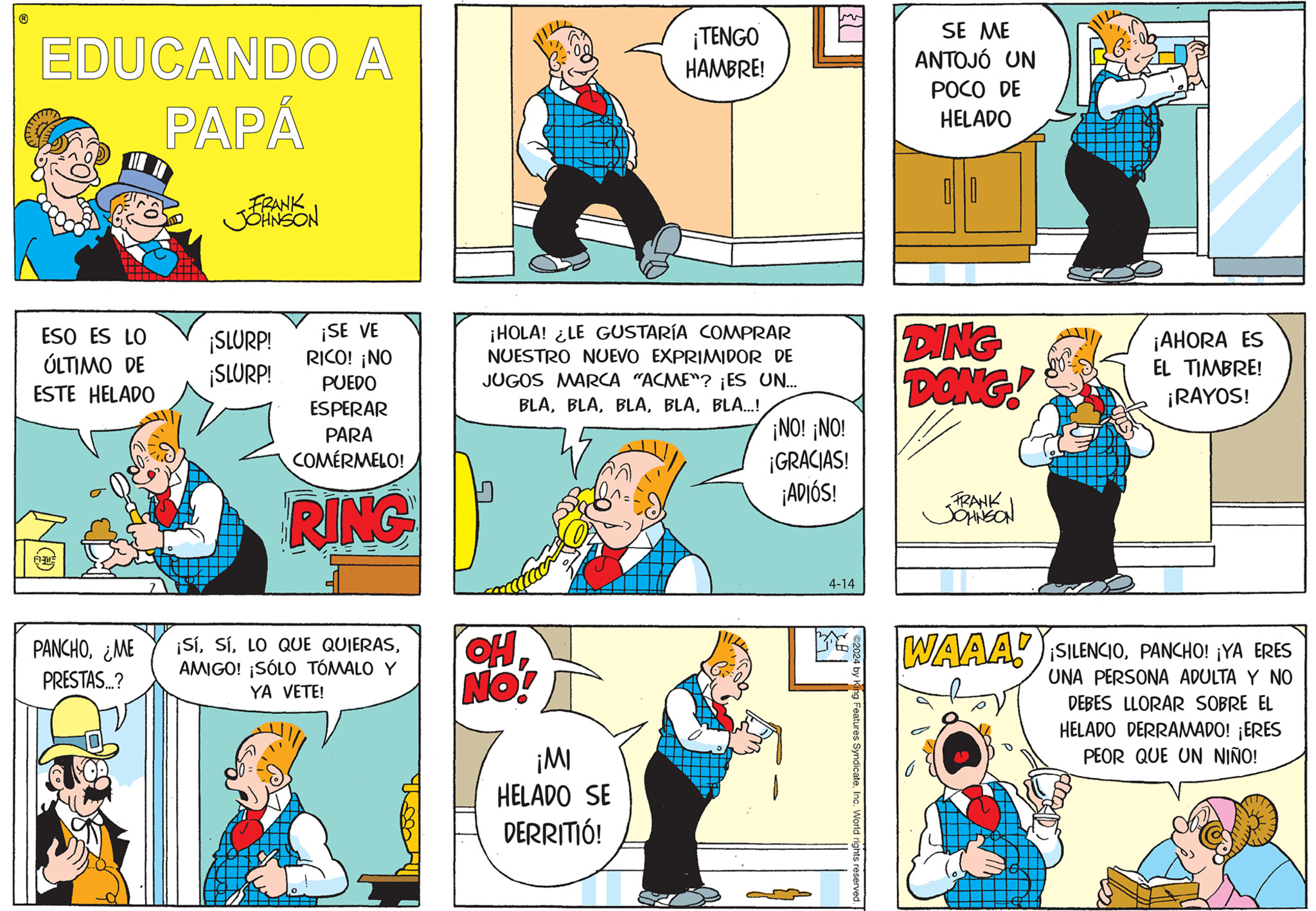 Bringing Up Father Comic Strip 2024-04-14 | Comics Kingdom