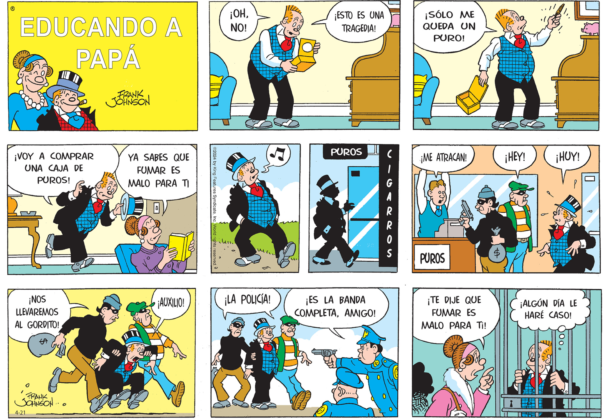 Bringing Up Father Comic Strip 2024-04-21 | Comics Kingdom