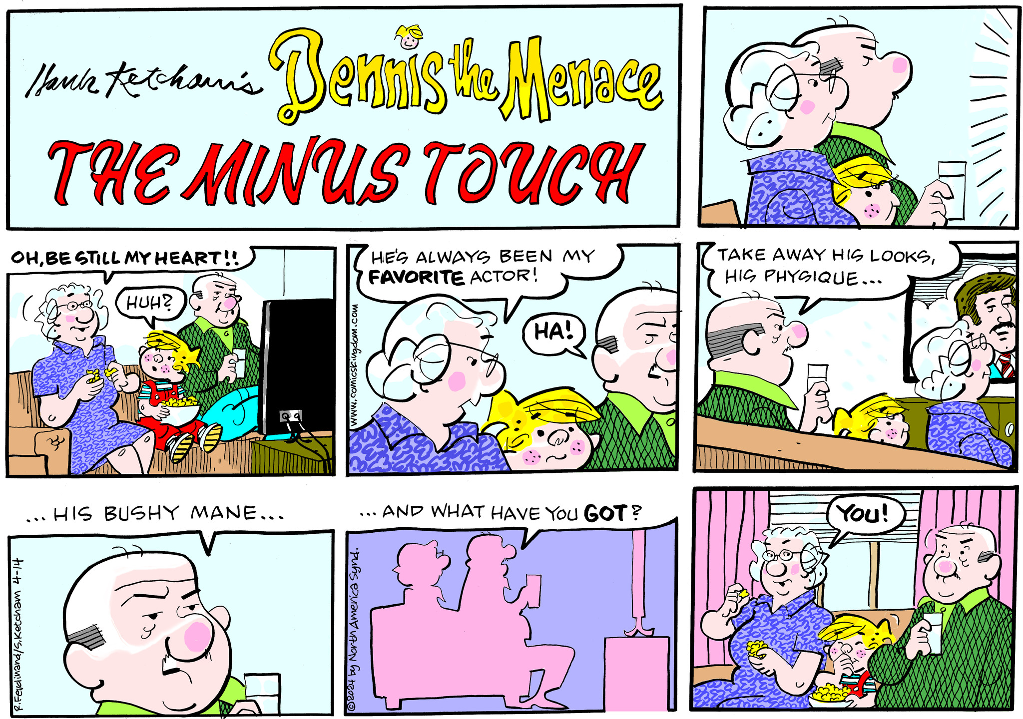 Dennis The Menace Comic Strip 2024-04-14 | Comics Kingdom