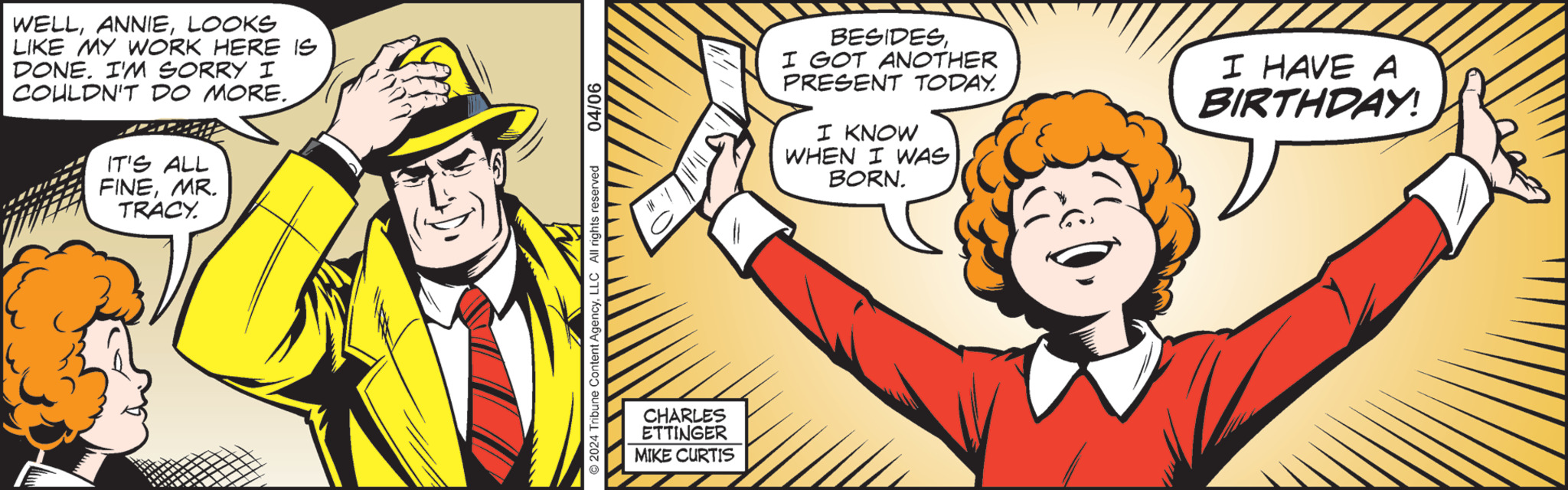 Dick Tracy Comic Strip 2024-04-06 | Comics Kingdom