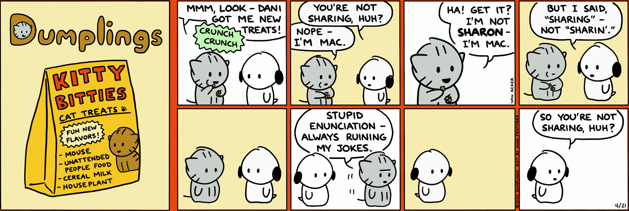 Dumplings Comic Strip 2024-04-21 | Comics Kingdom