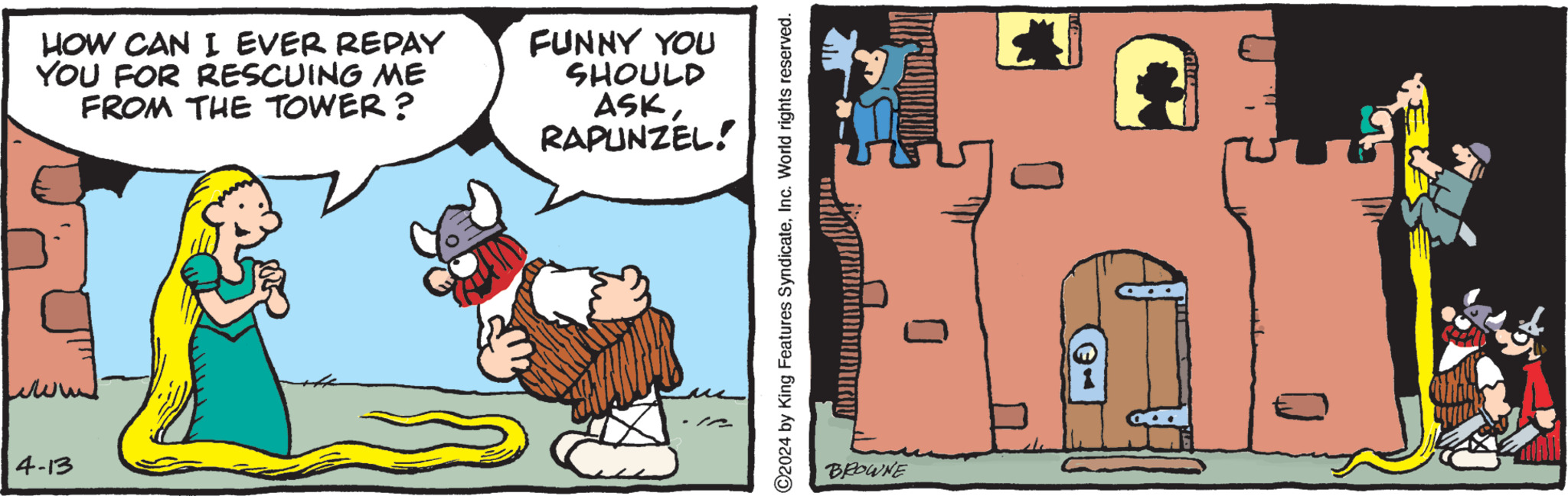 Hagar The Horrible Comic Strip 2024-04-13 | Comics Kingdom