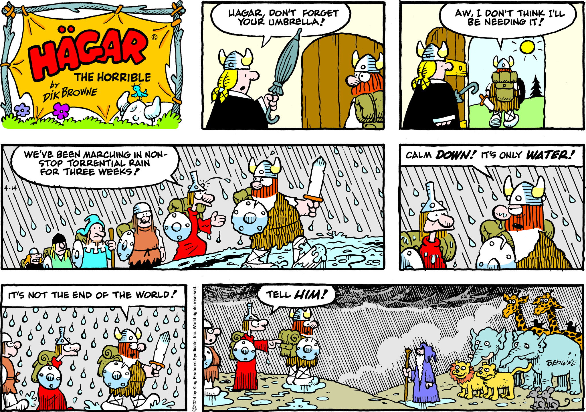 Hagar The Horrible Comic Strip 2024-04-14 | Comics Kingdom