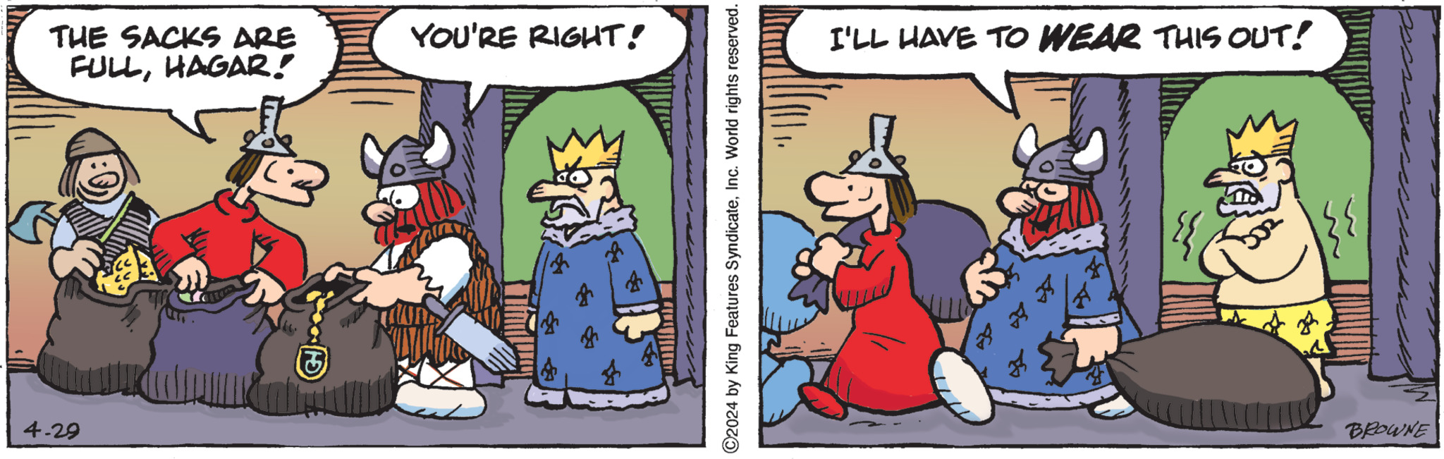 Hagar The Horrible Comic Strip 2024-04-29 | Comics Kingdom