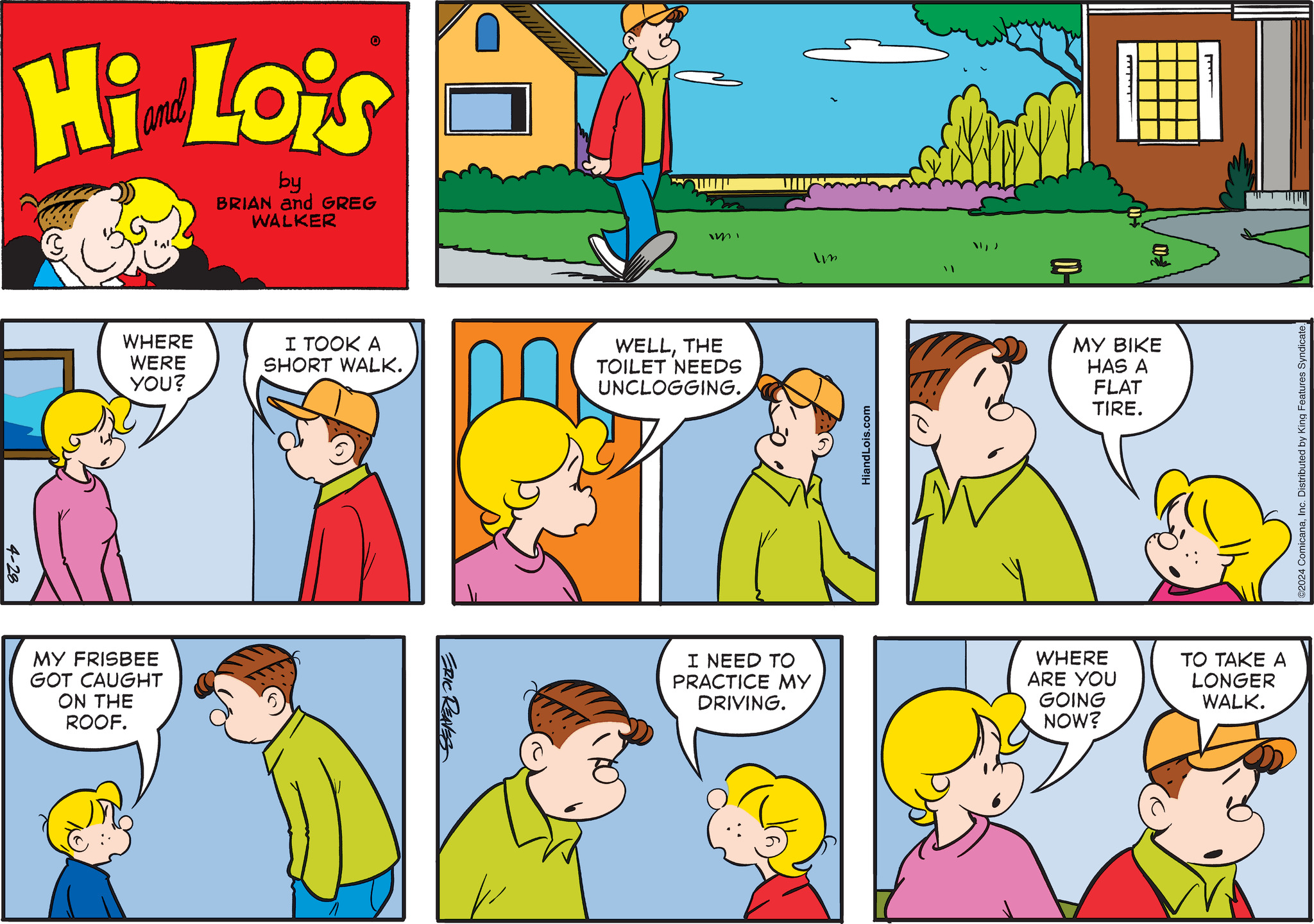 Hi and Lois Comic Strip 2024-04-28 | Comics Kingdom