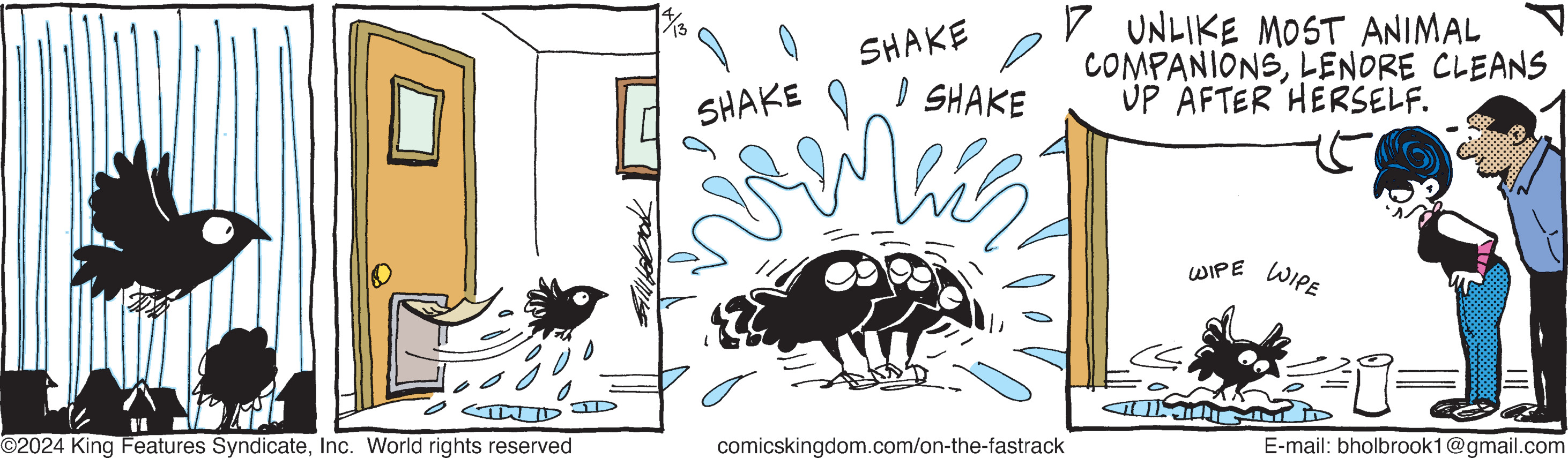 On The Fastrack Comic Strip 2024-04-13 | Comics Kingdom