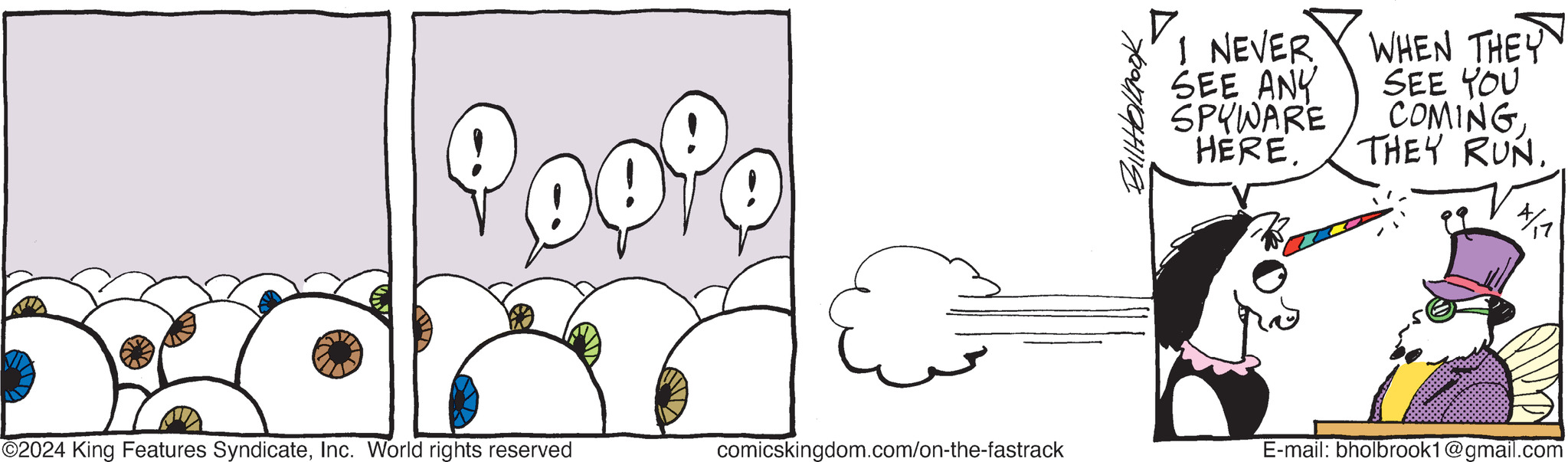 On The Fastrack Comic Strip 2024-04-17 | Comics Kingdom