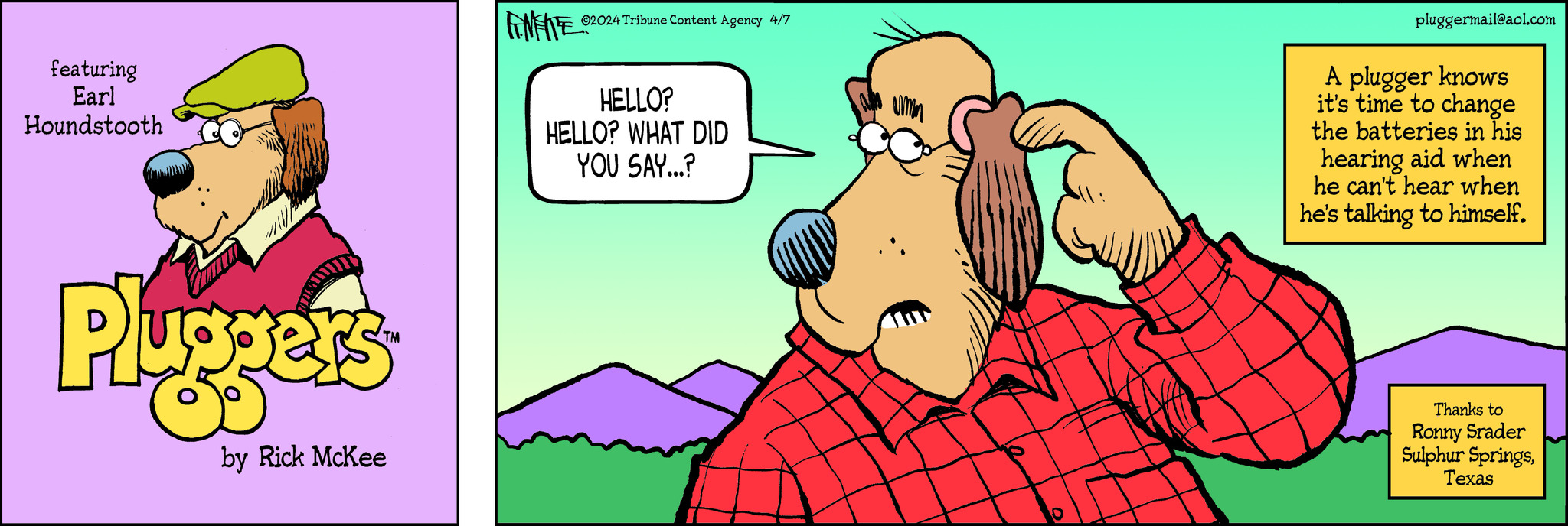 Pluggers Comic Strip 2024-04-07 | Comics Kingdom