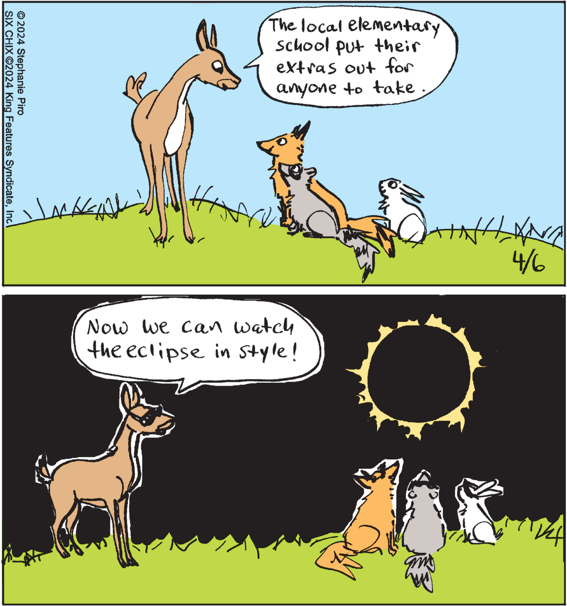Six Chix Comic Strip 2024-04-06 | Comics Kingdom
