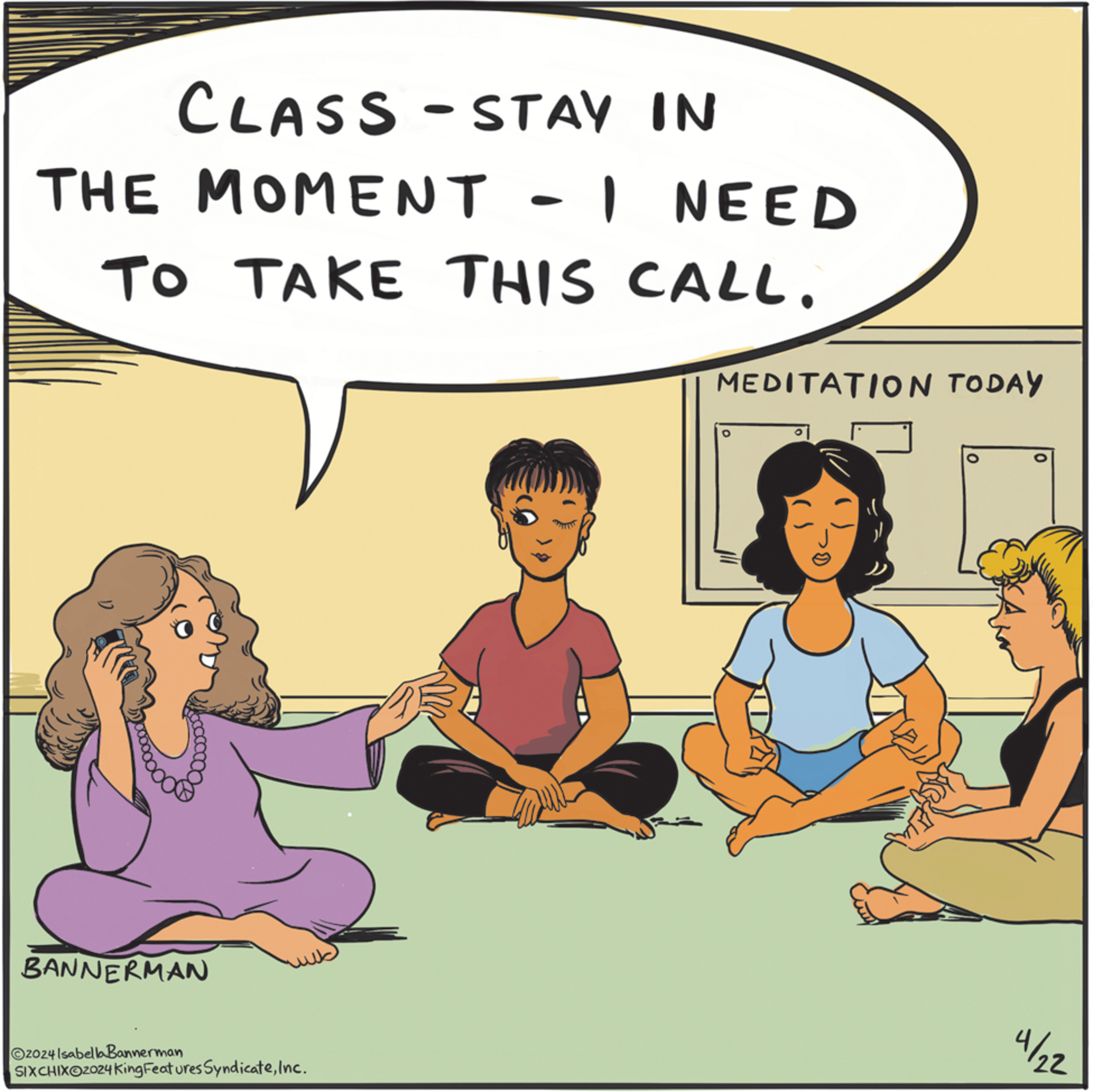 Six Chix Comic Strip 2024-04-22 | Comics Kingdom