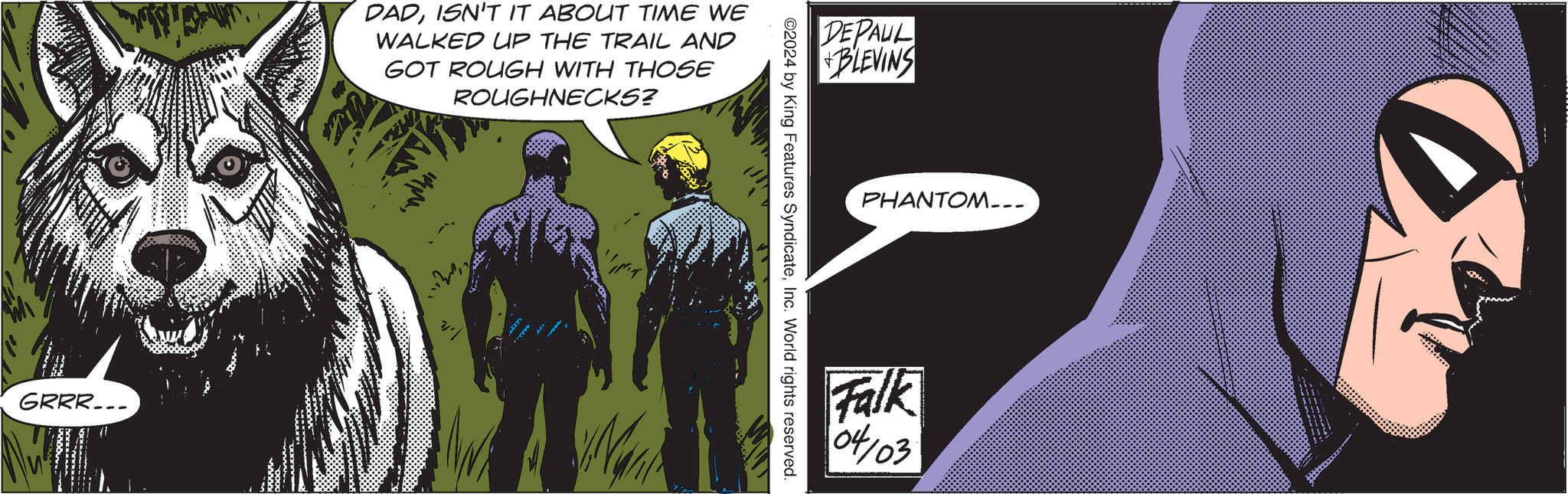 The Phantom Comic Strip 2024-04-03 | Comics Kingdom