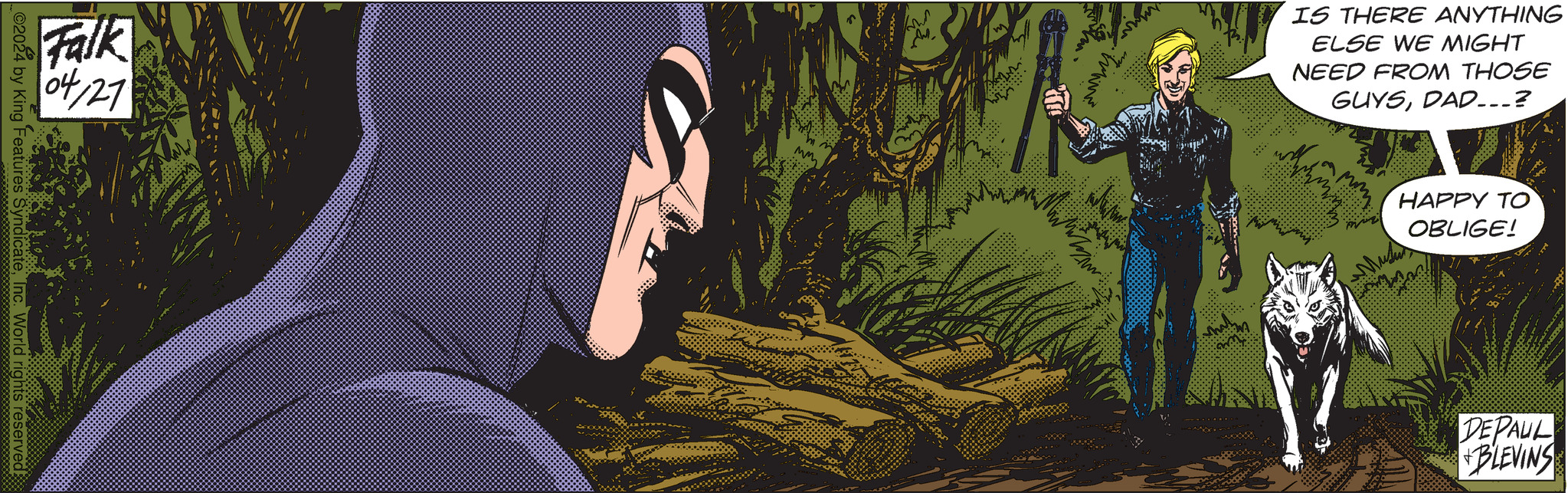 The Phantom Comic Strip 2024-04-27 | Comics Kingdom