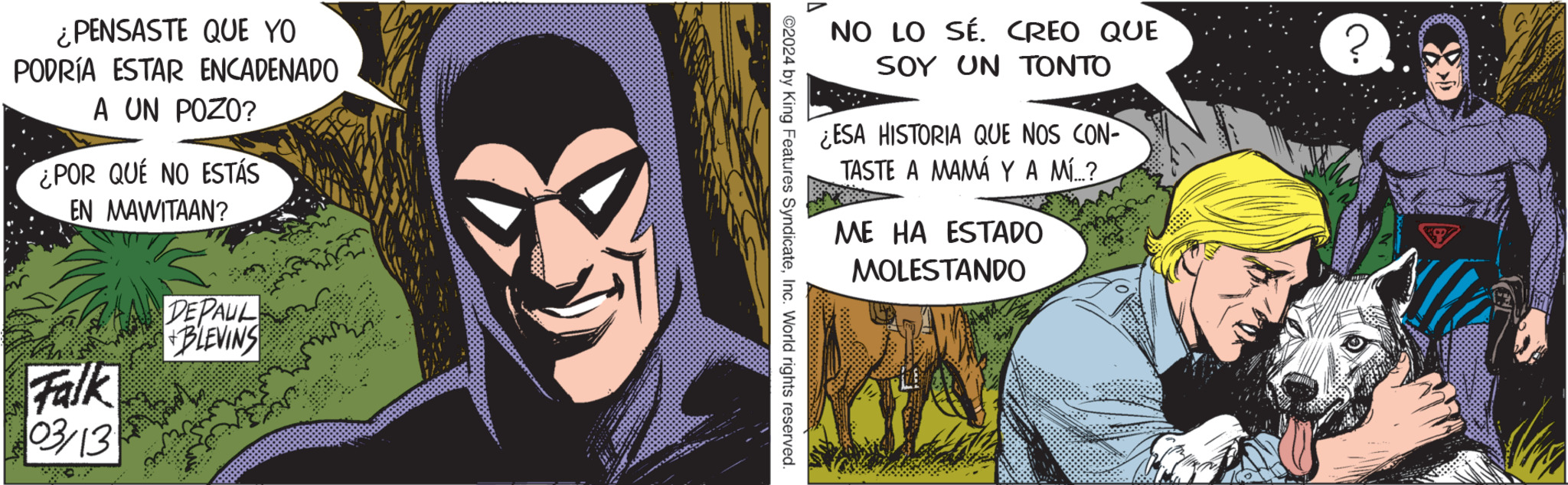 The Phantom Comic Strip 2024-04-03 | Comics Kingdom