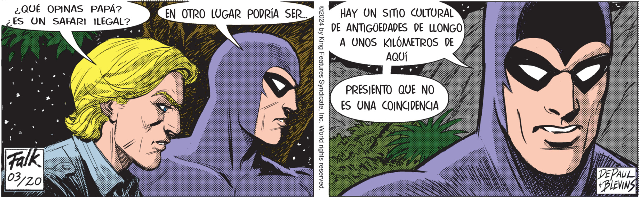 The Phantom Comic Strip 2024-04-10 | Comics Kingdom