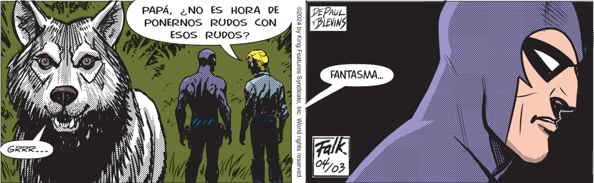 The Phantom Comic Strip 2024-04-24 | Comics Kingdom