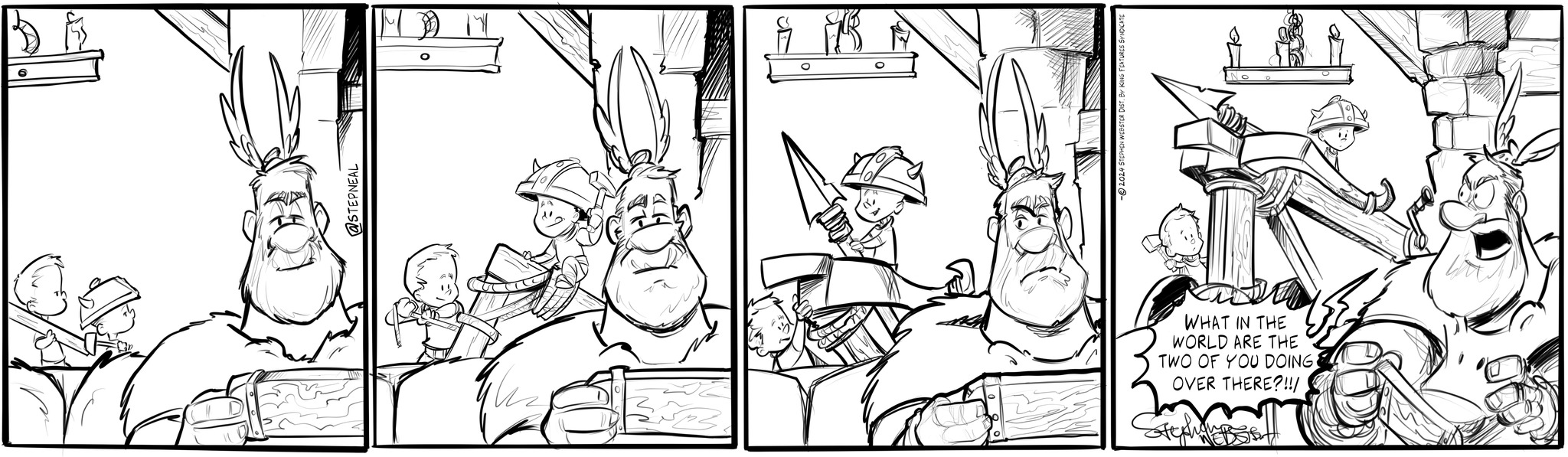 The Saga of Brann Bjornson Comic Strip 2024-04-30 | Comics Kingdom