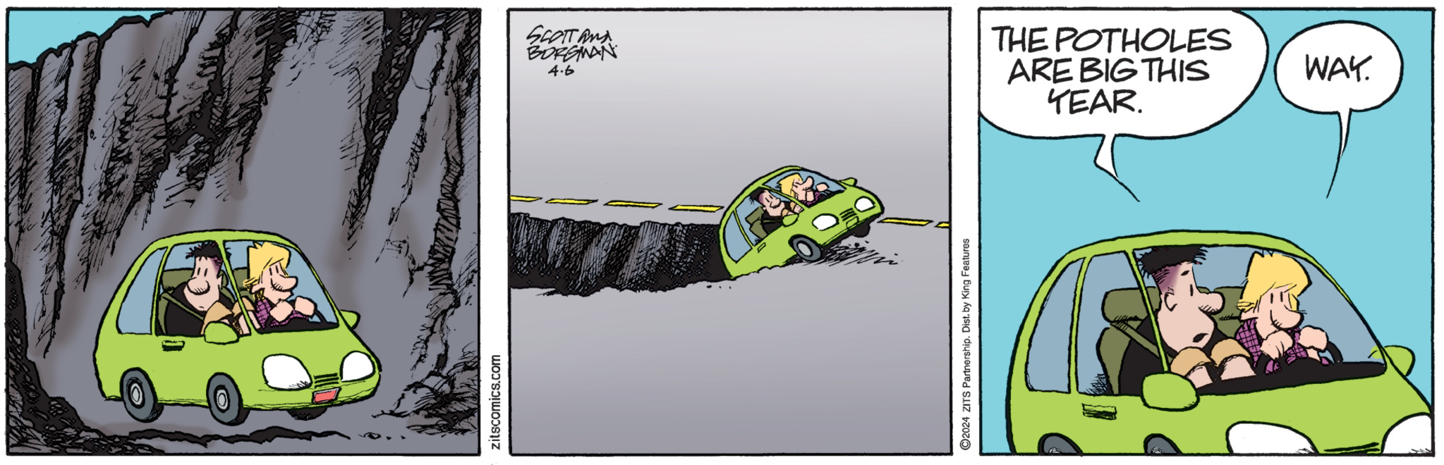 Zits Comic Strip 2024-04-06 | Comics Kingdom