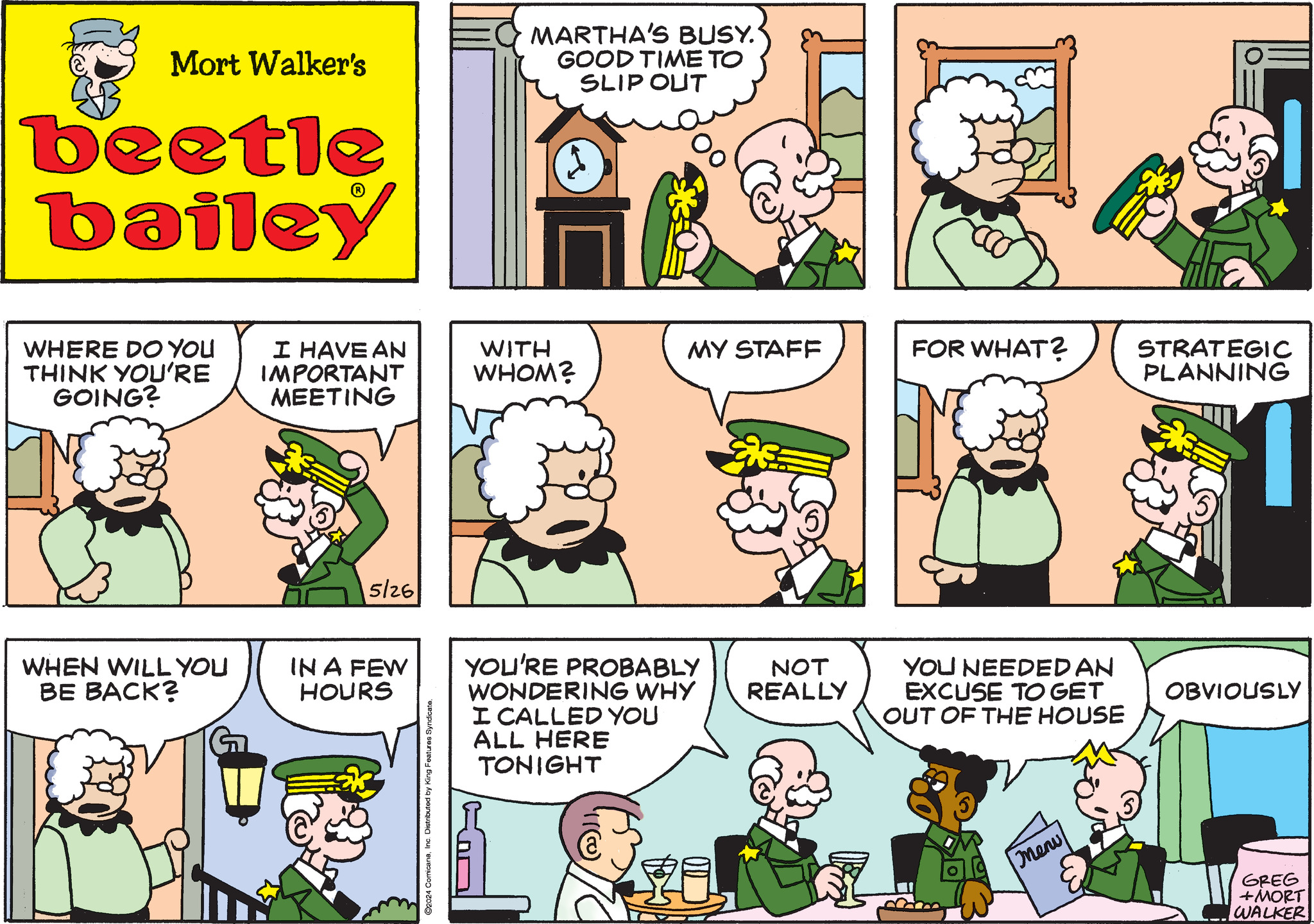Beetle Bailey Comic Strip 2024-05-26 | Comics Kingdom