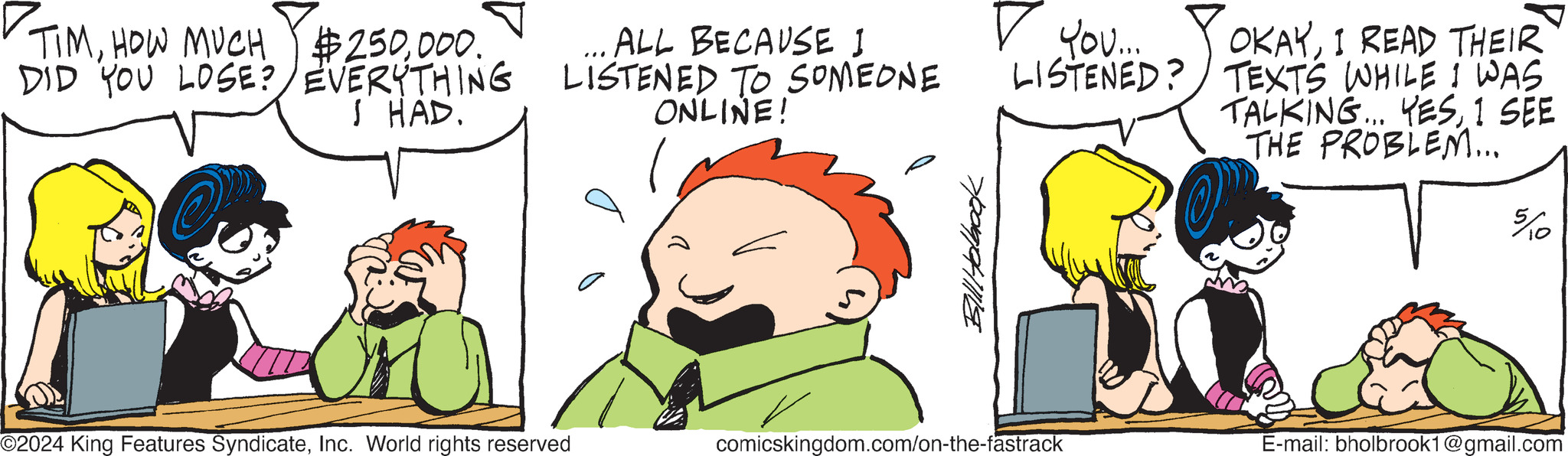 On The Fastrack Comic Strip 2024-05-10 | Comics Kingdom