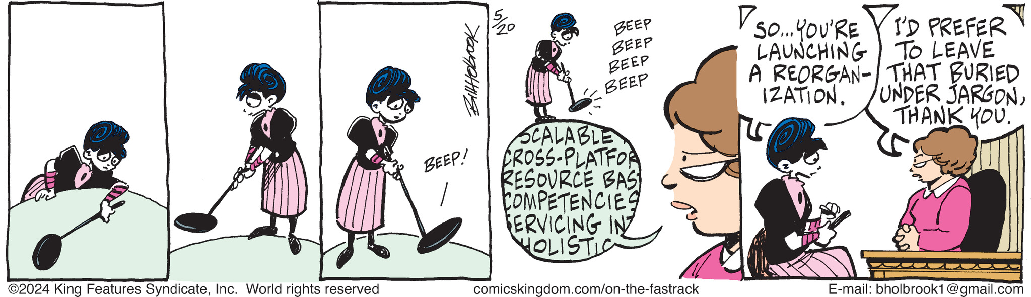 On The Fastrack Comic Strip 2024-05-20 | Comics Kingdom