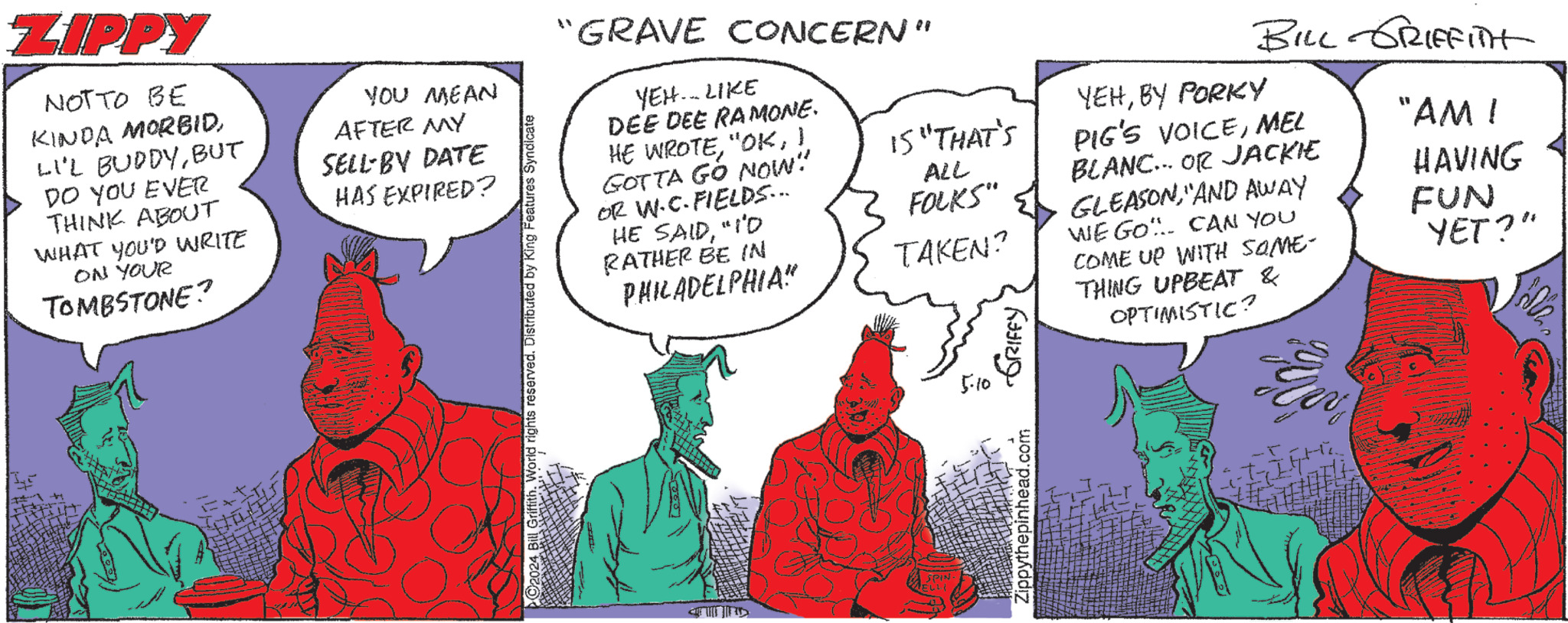 Zippy The Pinhead Comic Strip 2024-05-10 | Comics Kingdom