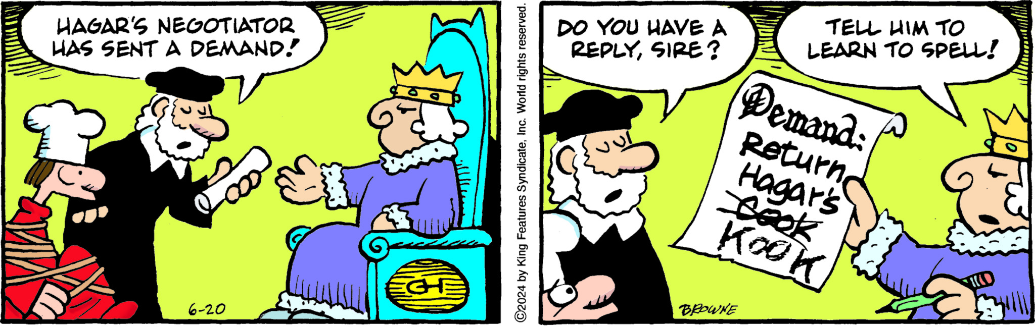 Hagar The Horrible Comic Strip 2024-06-20 | Comics Kingdom