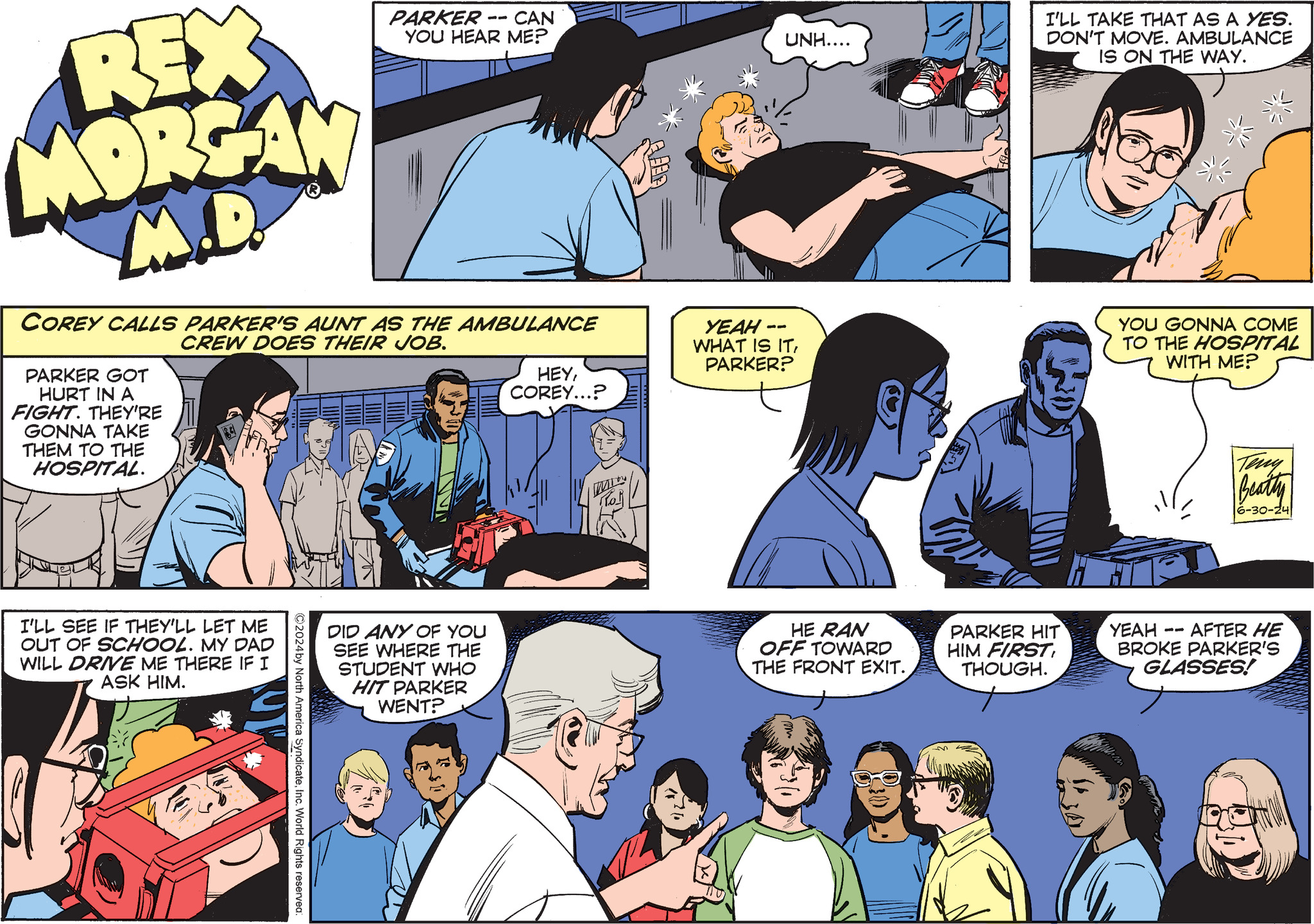Rex Morgan M.D. Comic Strip 2024-06-30 | Comics Kingdom