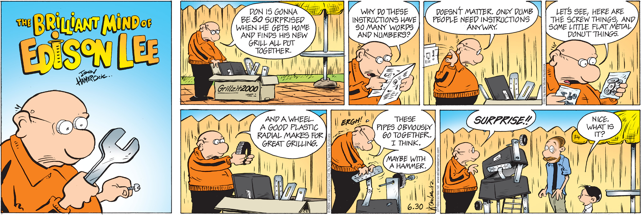 The Brilliant Mind Of Edison Lee Comic Strip 2024-06-30 | Comics Kingdom