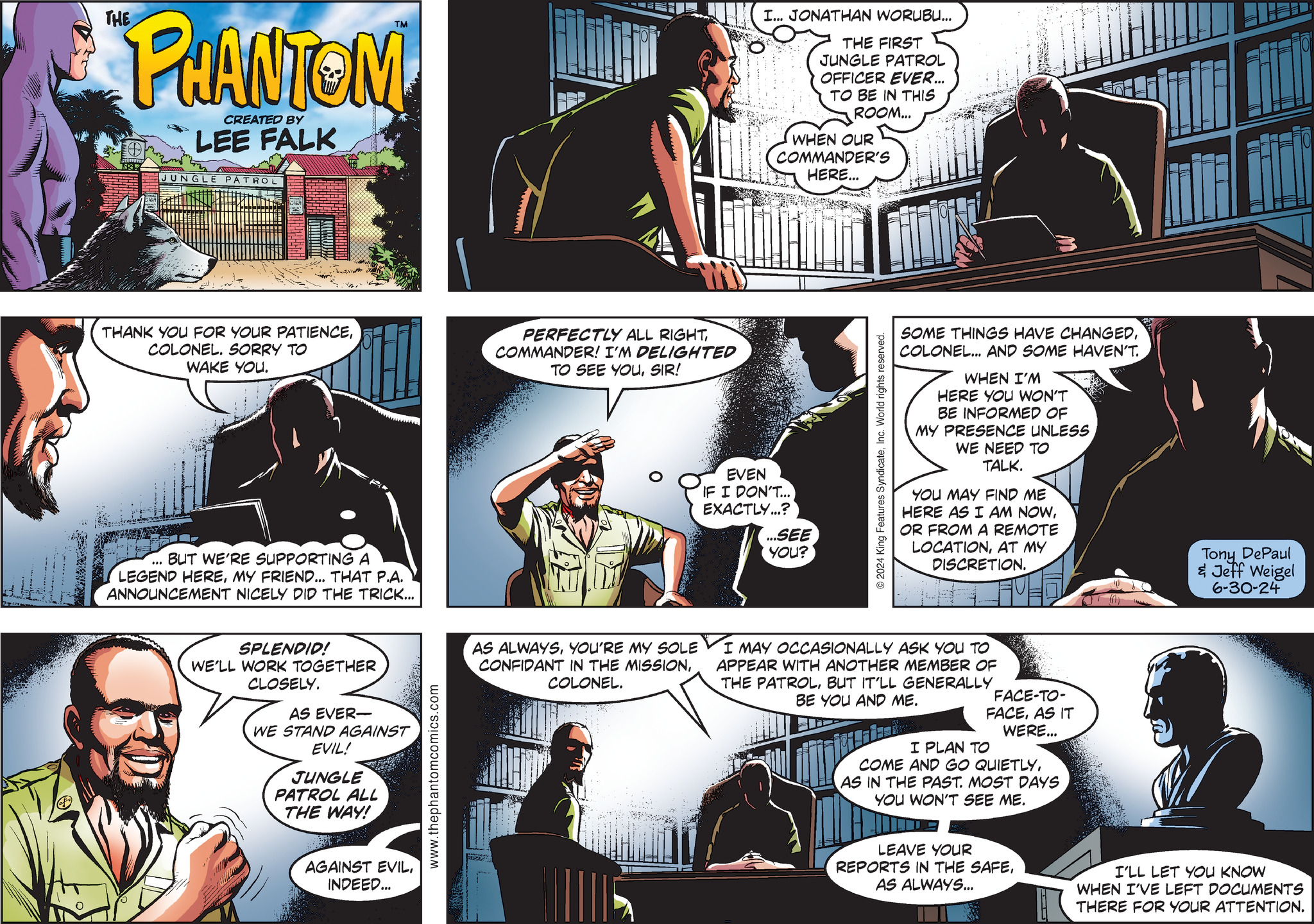 The Phantom Comic Strip 2024-06-30 | Comics Kingdom