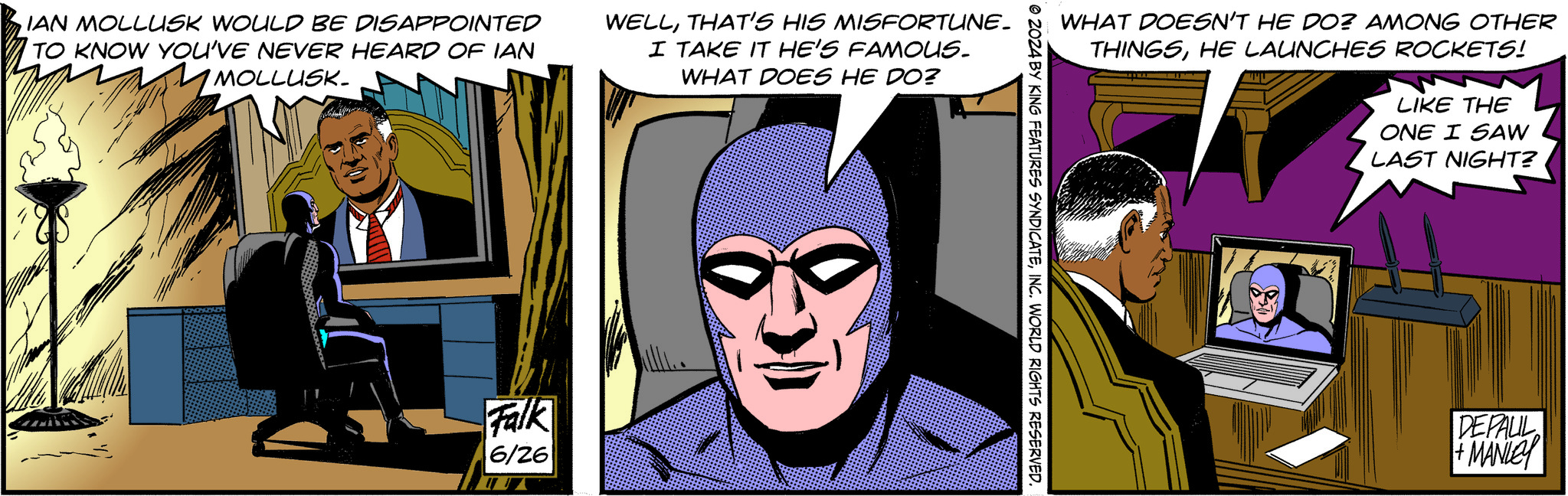 The Phantom Comic Strip 2024-06-26 | Comics Kingdom