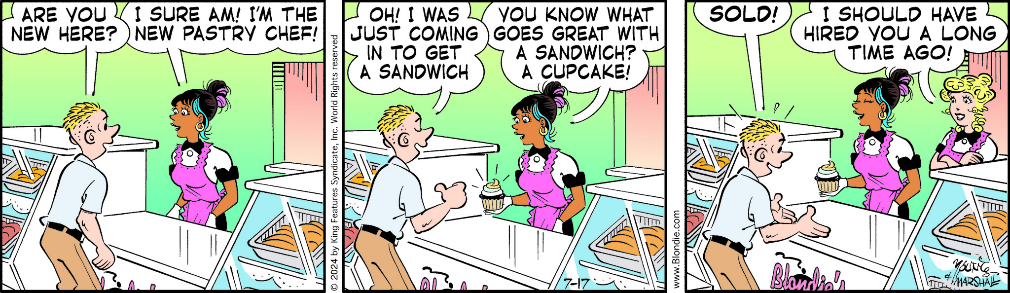 Blondie Comic Strip 2024-07-17 | Comics Kingdom